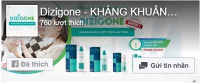 Dizigone - Kháng khuẩn vượt trội, nhanh lành vết thương